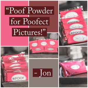 Gender Reveal Powder in Pink Blue Green Red Purple Yellow Orange Poof ...
