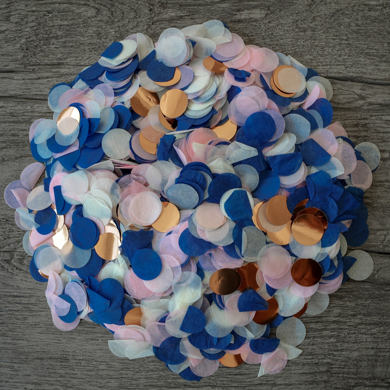 Pink and Blue Confetti Circle Decor From Posh Collection™ By: | Etsy