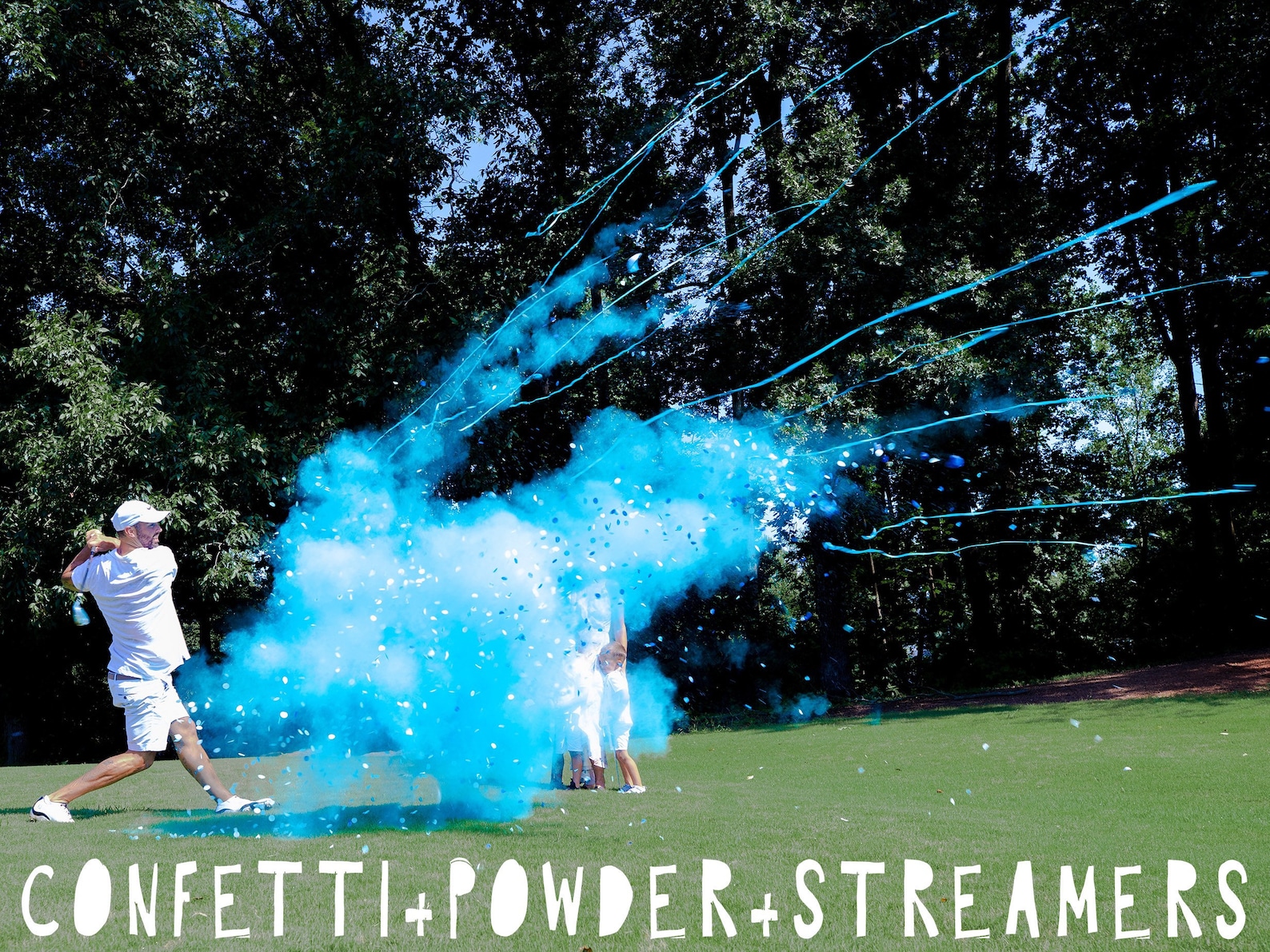 Golf Ball Powder & Confetti Gender Reveal Golf Ball in Pink or Blue ...