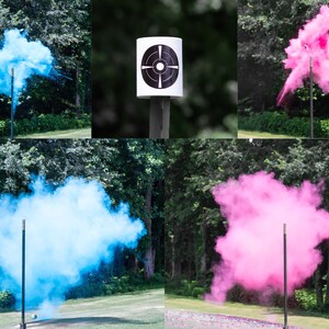 Shooting Target Gender Reveal, Skeet Shooting Targets, XL Hanging ...