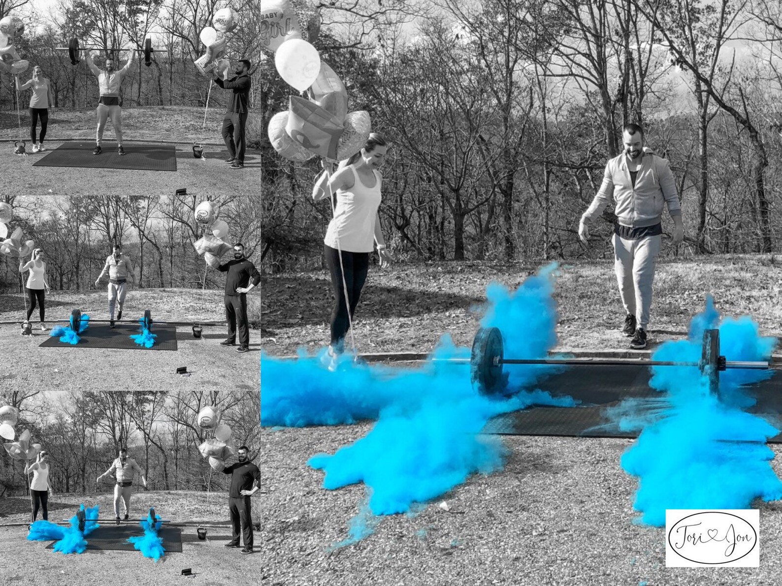 Lifting Gender Reveal! Gym Gender Reveal! Fitness Gender Reveal! Simple ...
