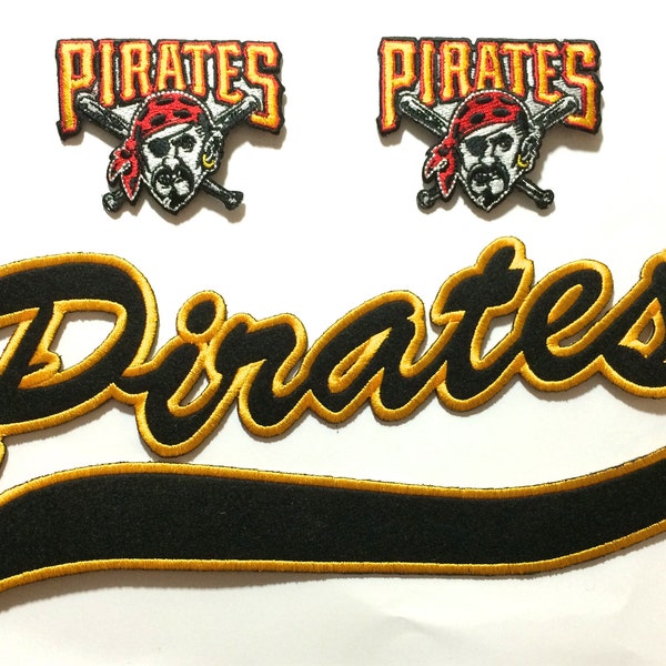 Pittsburgh Pirates Iron on Patches - Etsy