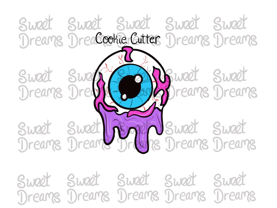 Drippy Eyeball Cookie Cutter - Etsy
