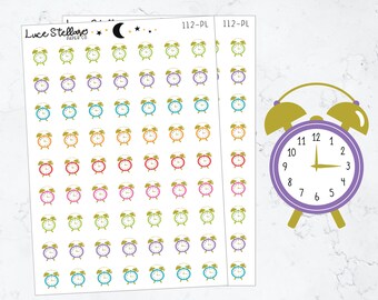 Alarm Clock Stickers | Etsy