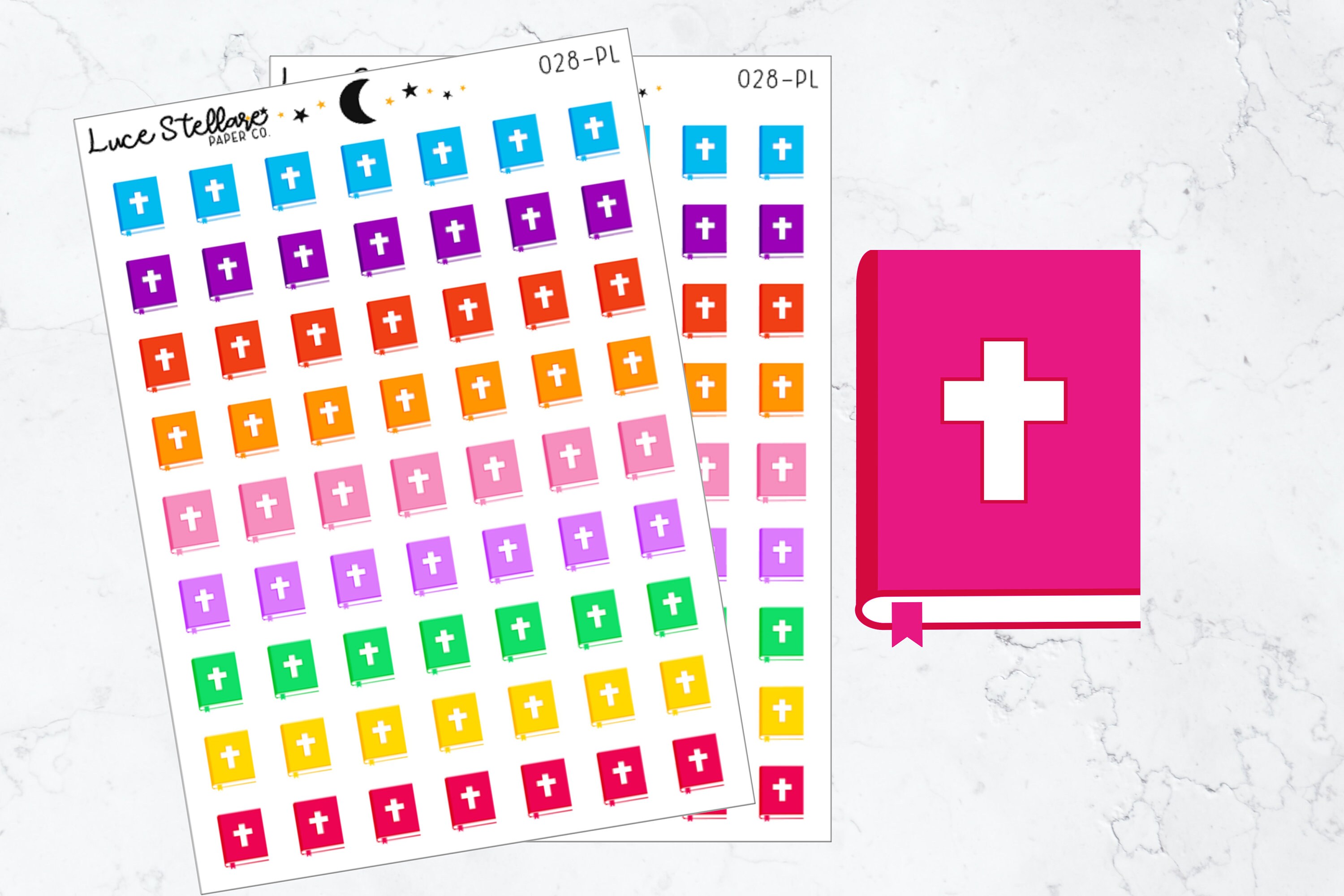 Bible Planner Stickers / Bible Study Reminder / Sunday | Etsy