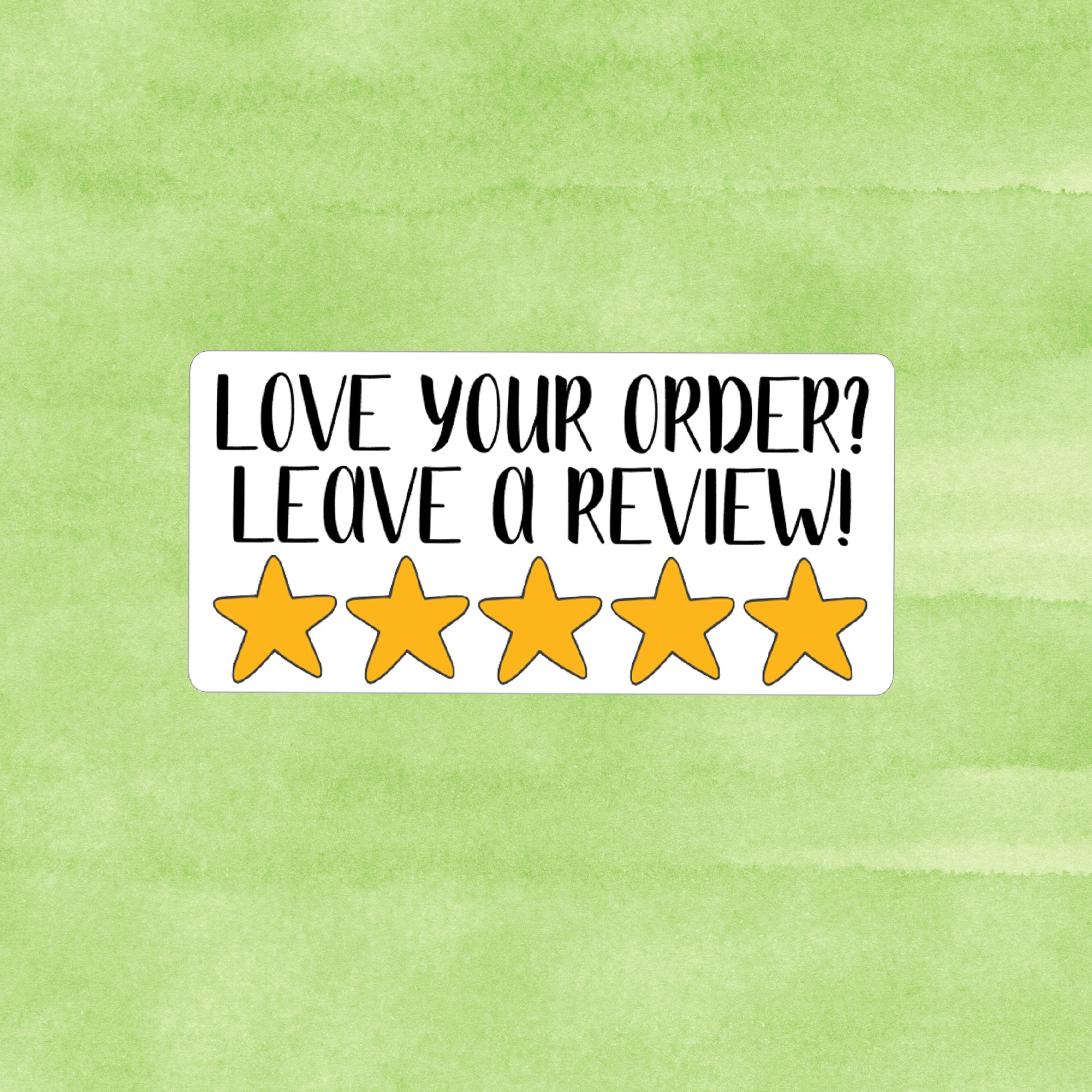 Leave A Review Stickers/Thank You Stickers /Happy Mail Labels | Etsy