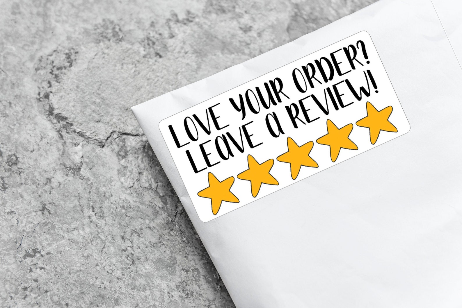 Leave A Review Stickers/Thank You Stickers /Happy Mail Labels | Etsy