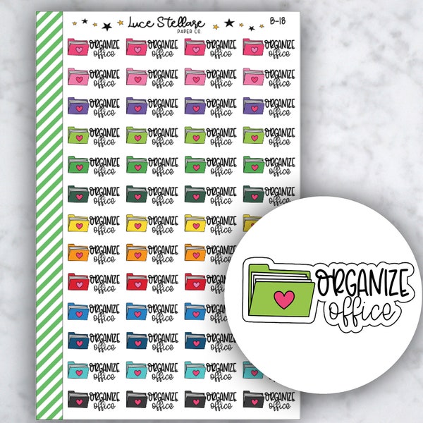 File Folder Stickers - Etsy