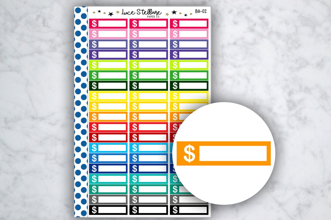 PAYDAY ICON BOXES Planner Stickers / Payday Tracker Stickers / Bj-02 - Etsy