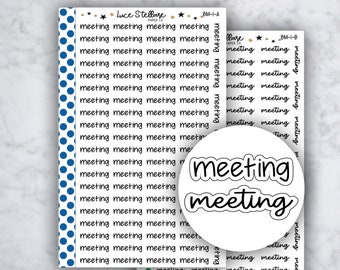 25 Cute Meeting Planner Stickers - Etsy