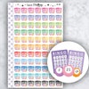 DAILY MACROS TRACKER Full Boxes Planner Stickers / Tracker Planner ...