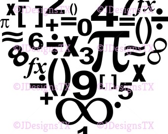 Math Teacher Svg | Etsy