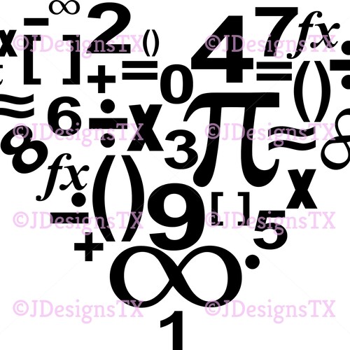 Pi Symbol File Math Logo SVG PNG DXF Silhouette Piday | Etsy