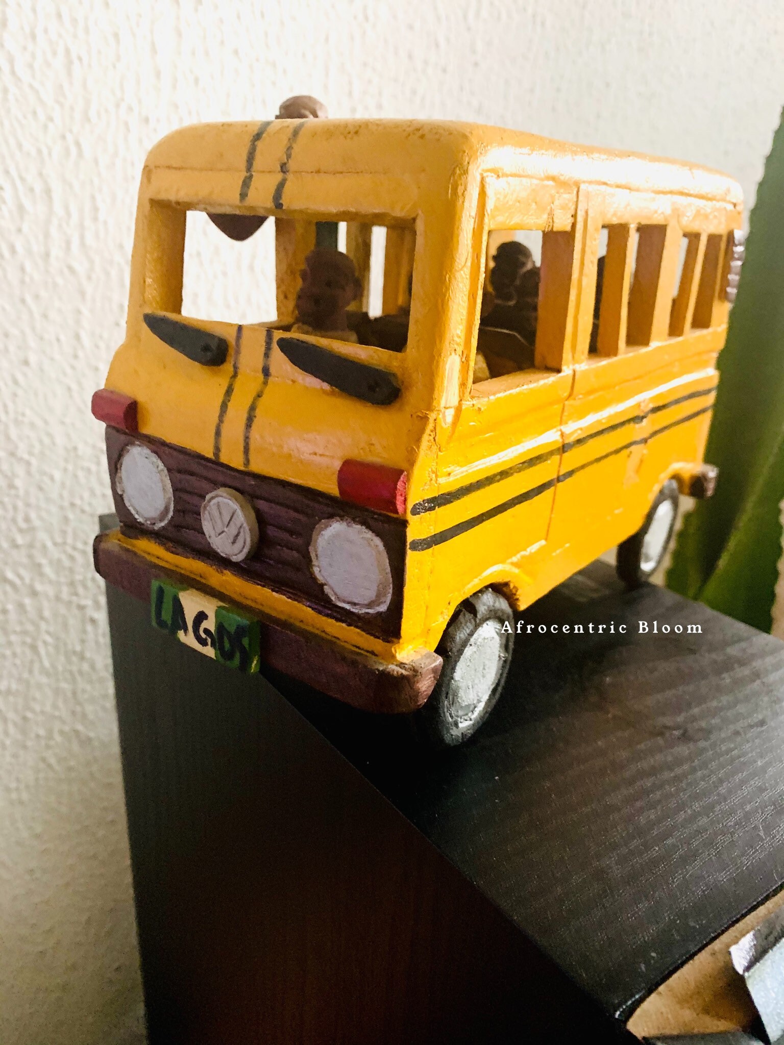 Lagos Molue Bus Wood Work Sculpture, Art for Living Room, Nigerian ...