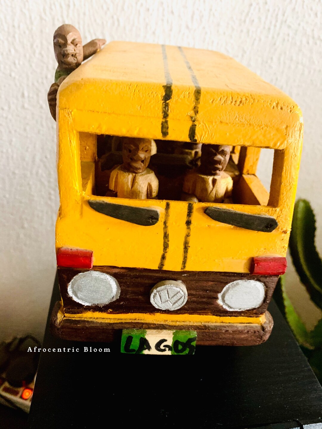 Lagos Molue Bus Wood Work Sculpture, Art for Living Room, Nigerian ...