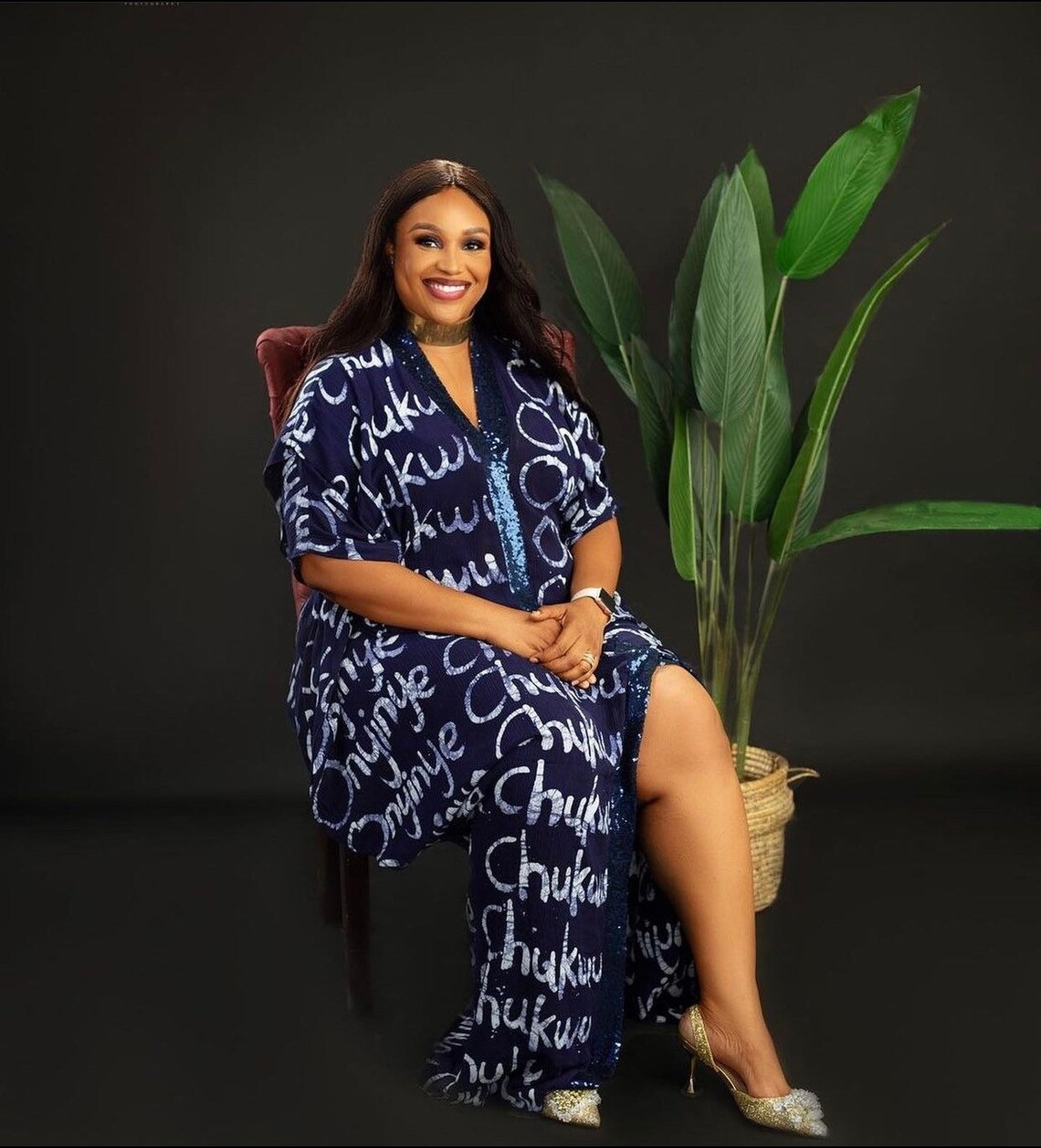 Adire Crepe Cotton Name Kaftan Personalized Nigerian Dress - Etsy