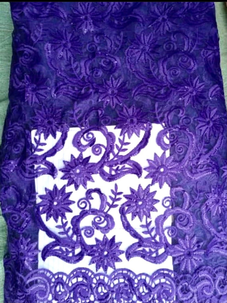 Red Cord Lace Nigerian Dress Luxury Kaftan With Matching - Etsy