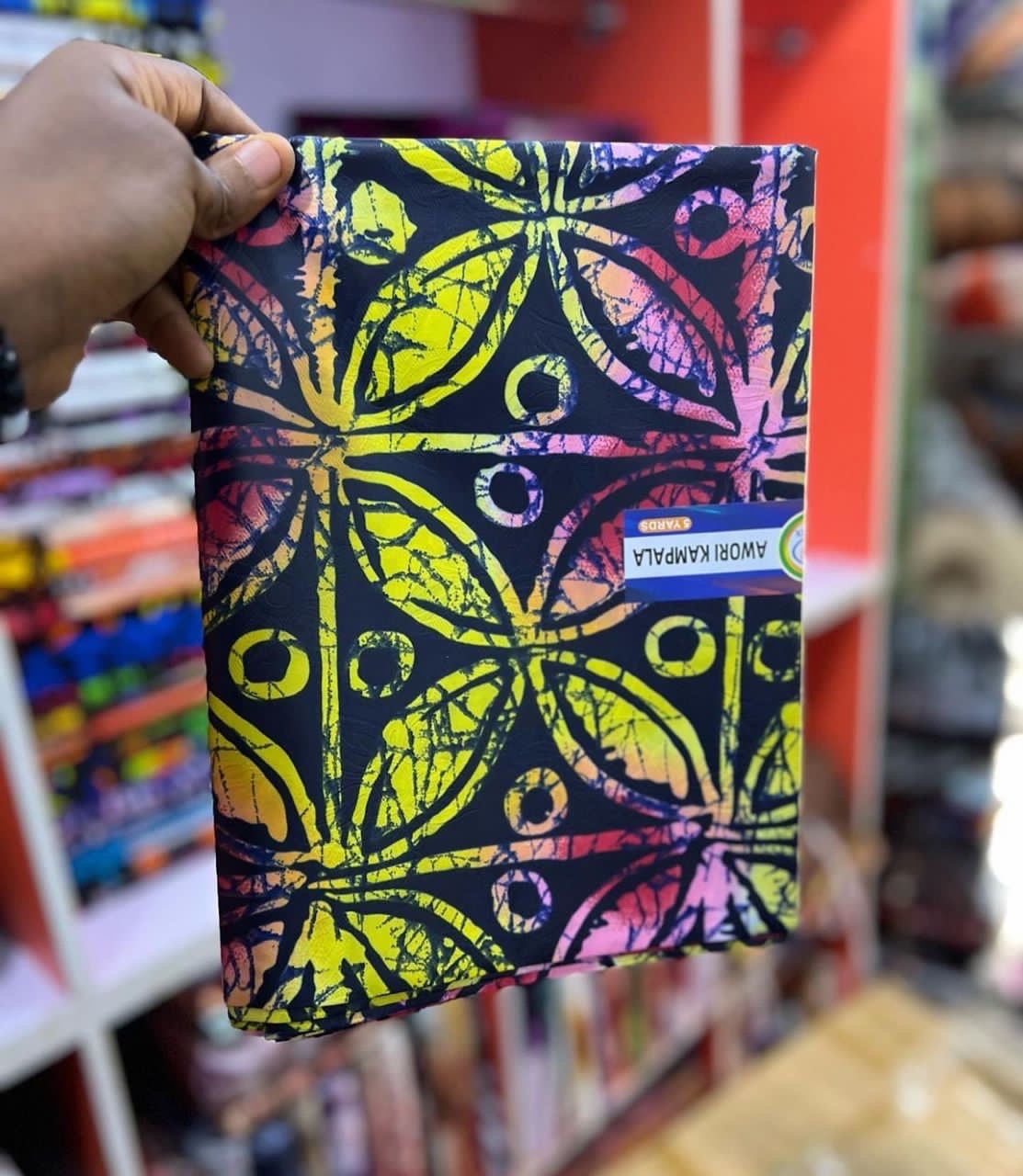 Long Adire Aso Oke Combination Dress, Nigeria Wedding Guest Kaftan ...