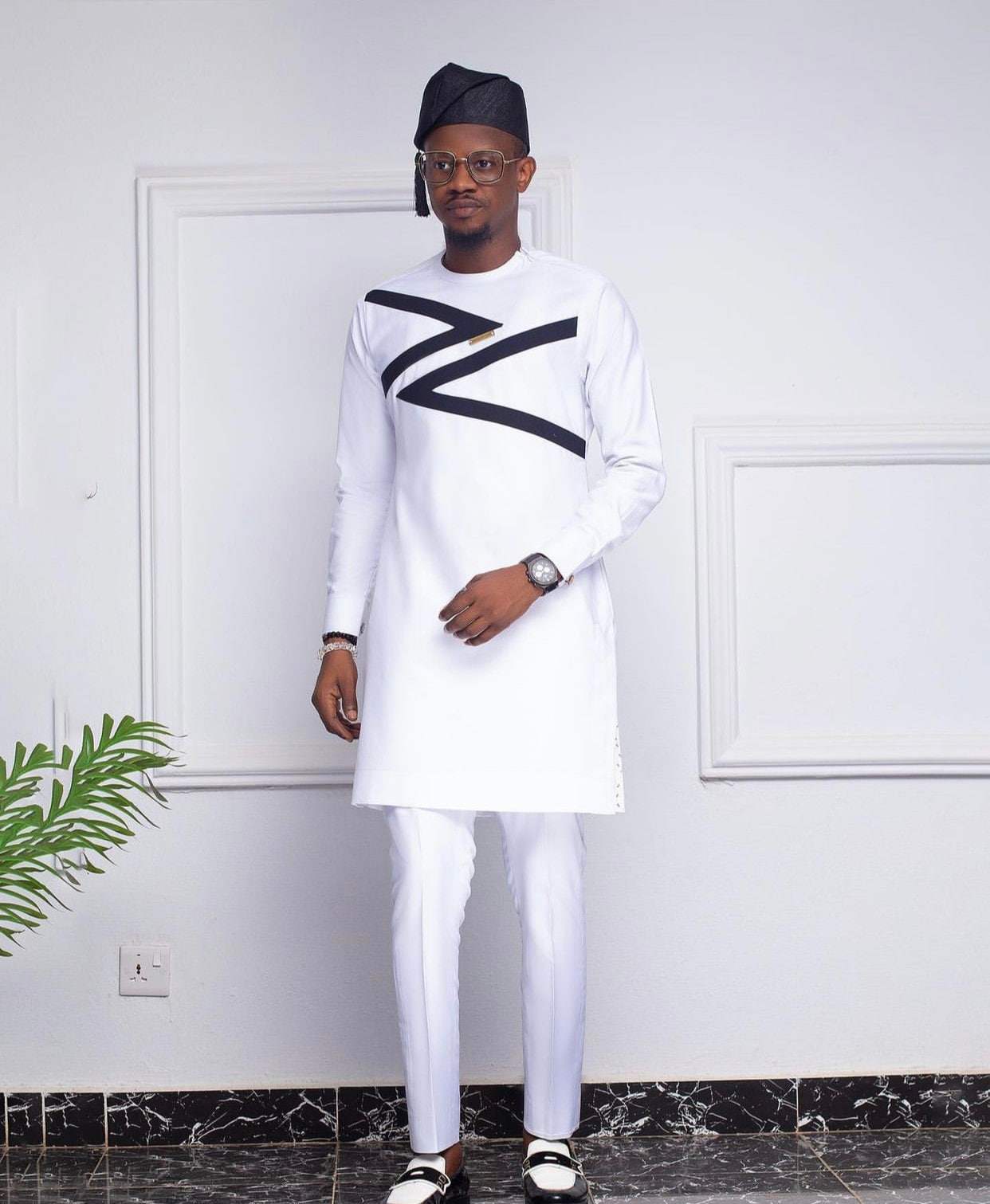 White Men Suit, Senator Dashiki Kaftan, Africa Aso Ebi Men Wear ...