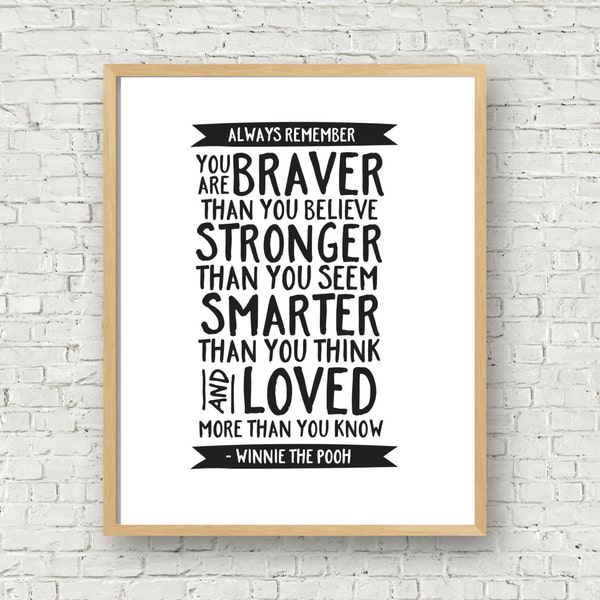 You Are Braver Than - Etsy