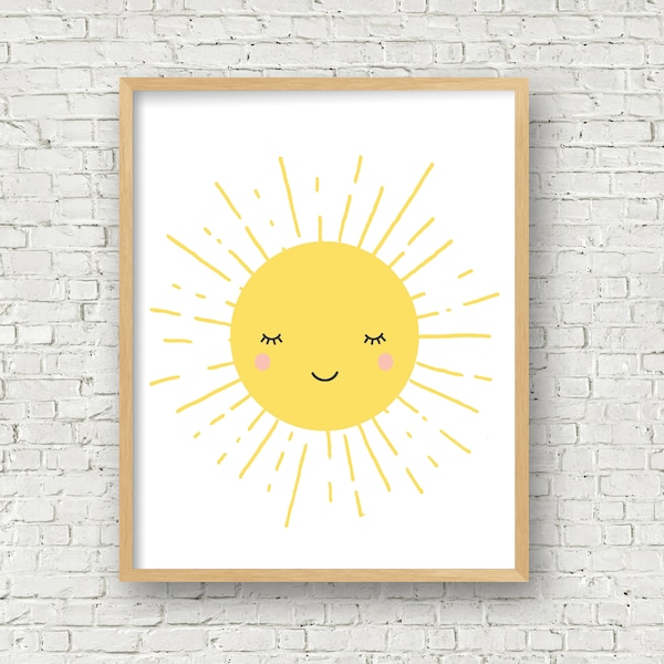 Sun Printable Art - Etsy