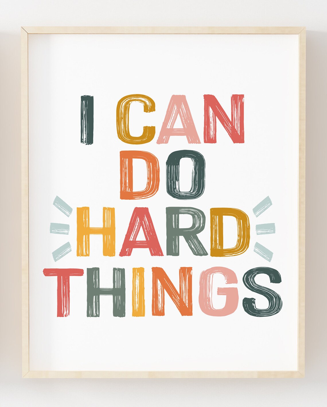 Growth Mindset Printable Posters I Can Do Hard Things and - Etsy