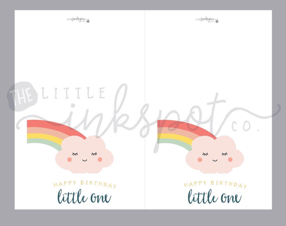 Printable Birthday Card Girl Happy Birthday Card Toddler - Etsy Canada