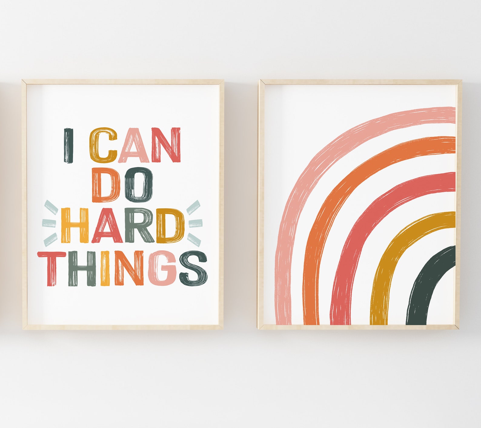 Growth Mindset Printable Posters I Can Do Hard Things and - Etsy