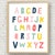 Alphabet Printable Alphabet Girls Print Girls Nursery Art Print ...