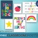 Classroom Posters Printable Set of 6 Growth Mindset for Early | Etsy