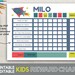 Boy Reward Chart Rocket Ship Editable PDF Printable Reward Chart Kids ...