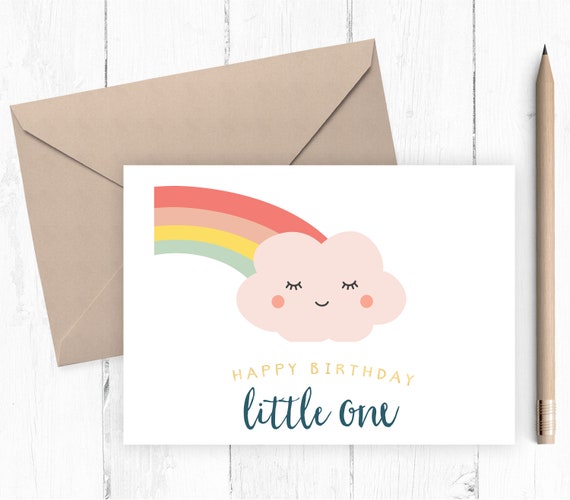 Printable Birthday Card Girl Happy Birthday Card Toddler | Etsy