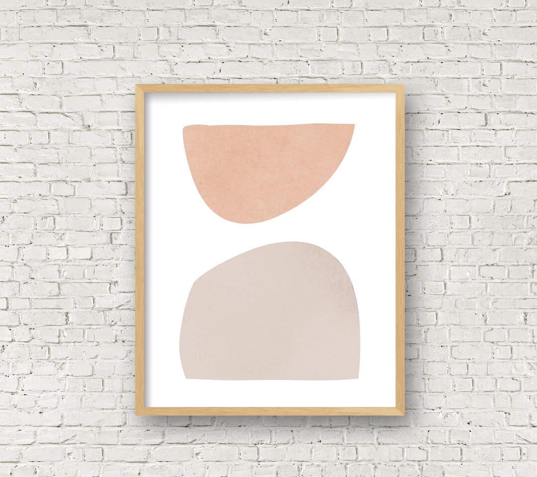 Large Abstract Watercolor Art Printable Pink Grey Watercolor Modern ...