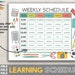 Kids Schedule - Editable Printable Fillable PDF Template - Hourly Kids ...