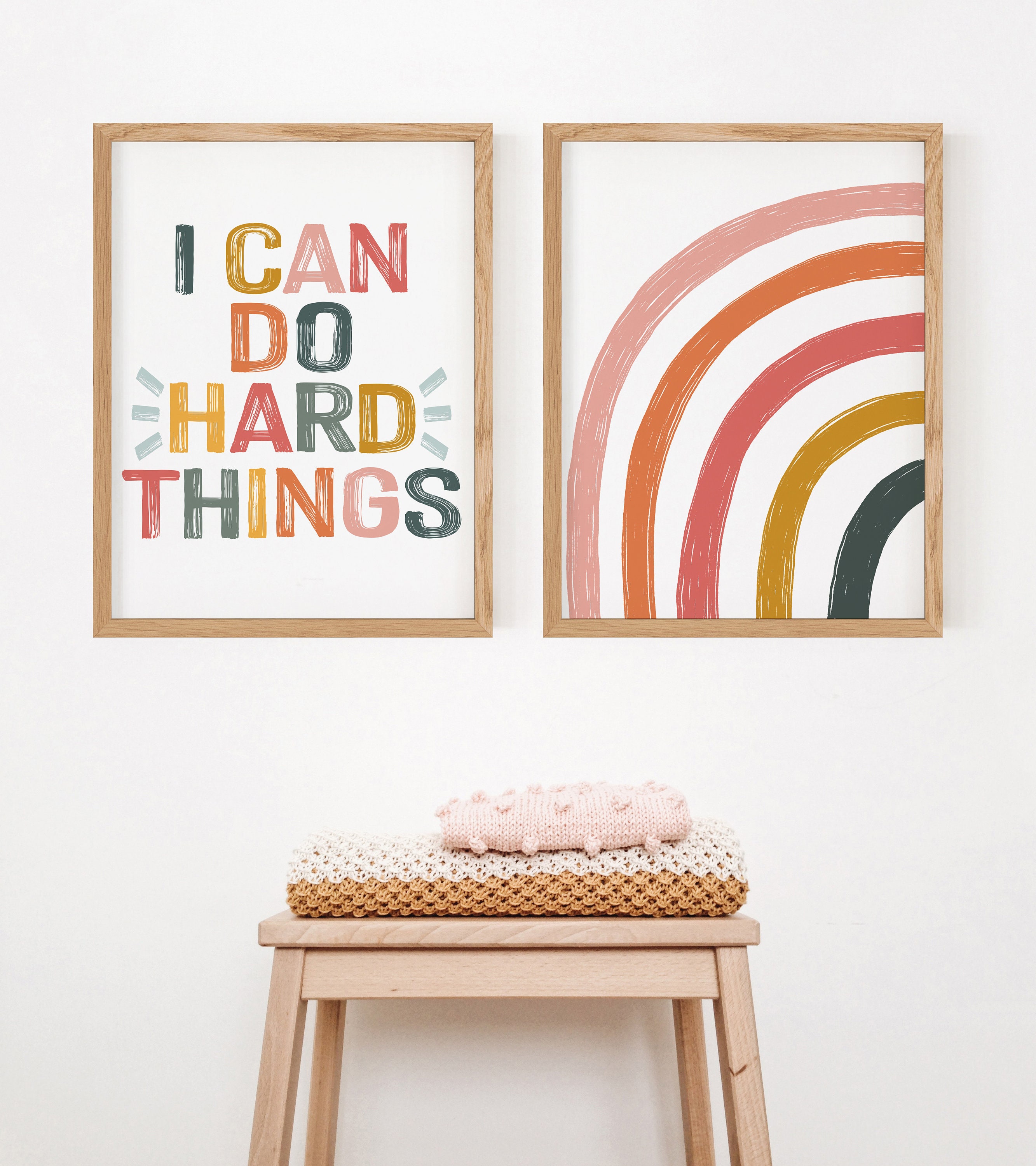 Growth Mindset Printable Posters I Can Do Hard Things and - Etsy