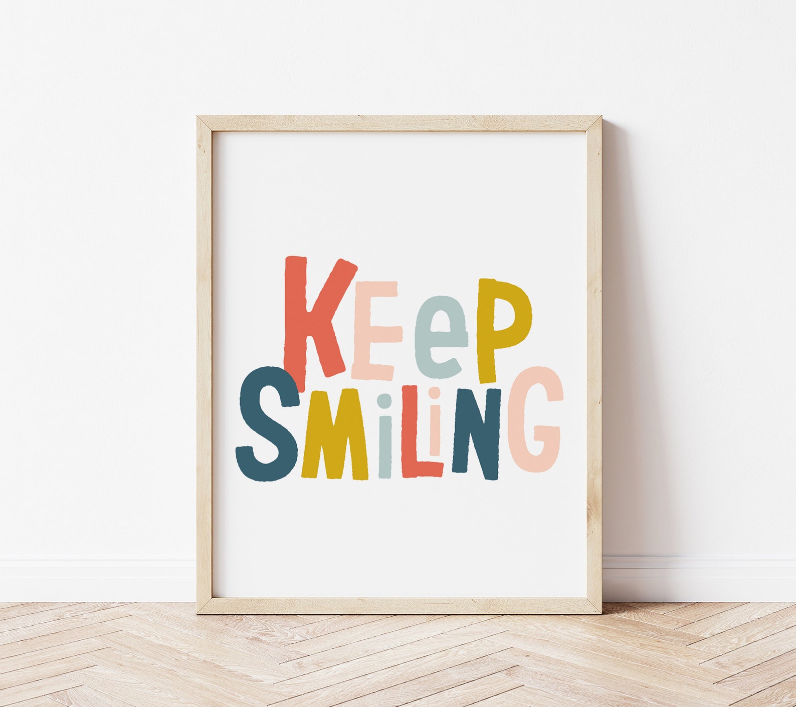 Keep Smiling Printable Art - Smile Printable - Smile Wall Art Instant ...