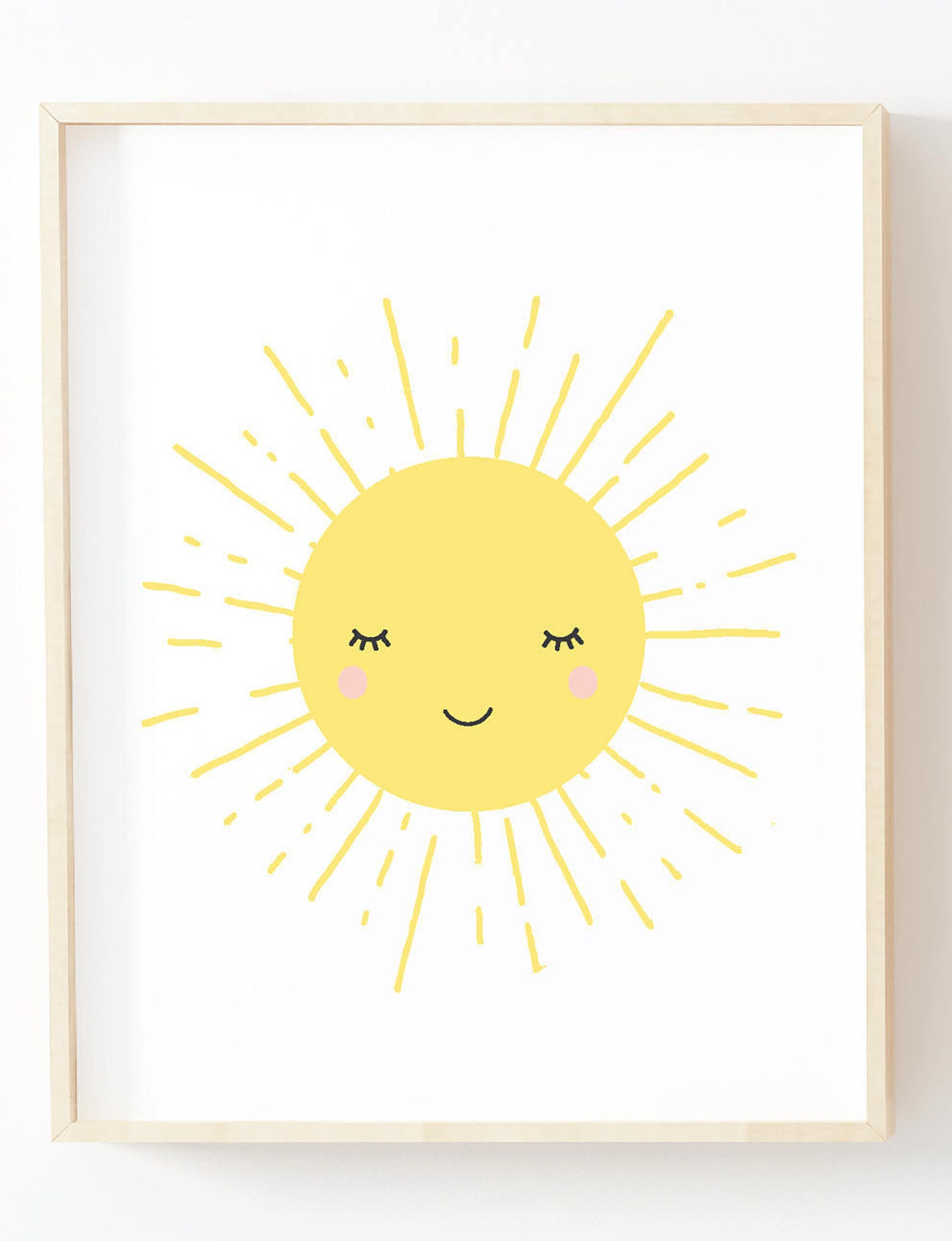 Sun Rainbow Cloud Set of 3 Nursery Kids Room Prints Digital - Etsy UK