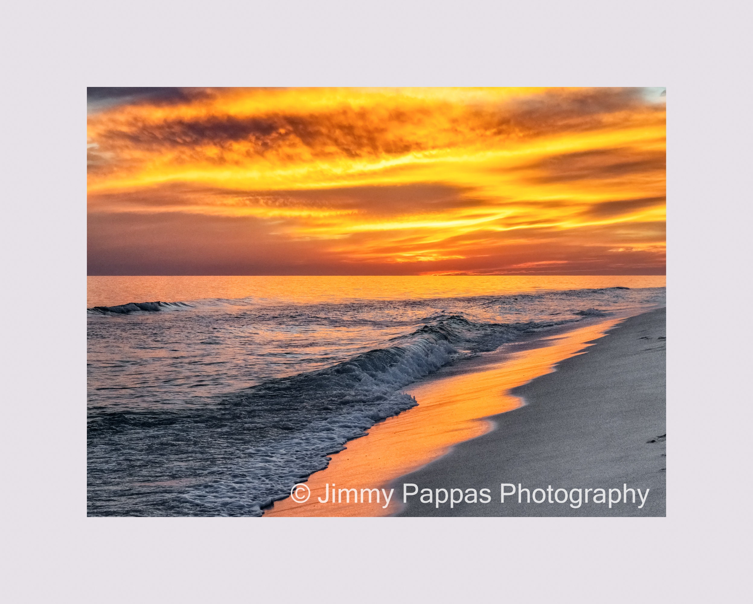 Orange Florida Sunset Fine Art Print Jimmy Pappas - Etsy