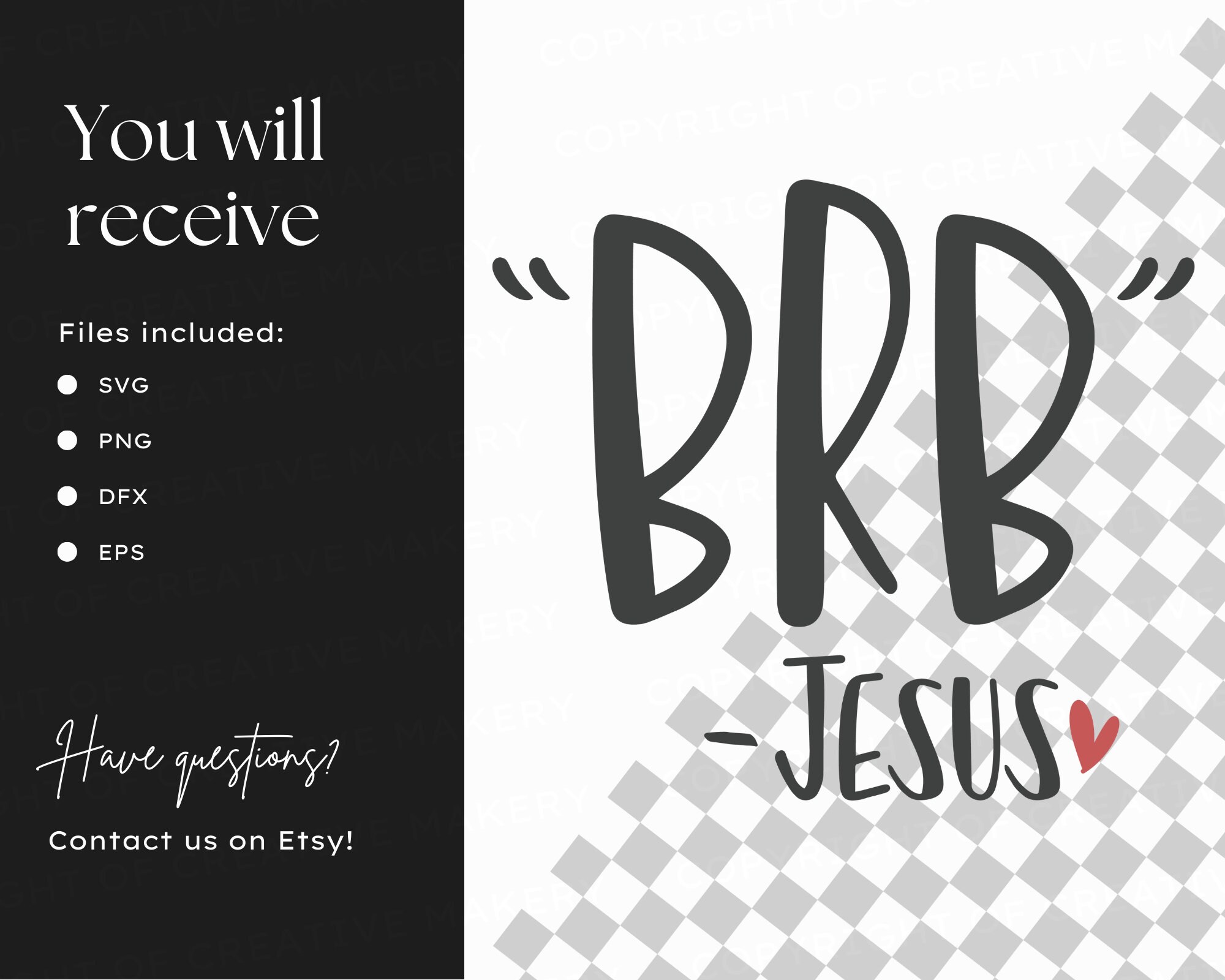 Brb-jesus SVG, BRB Jesus Svg Cut File for Cricut, Funny Jesus Quote ...
