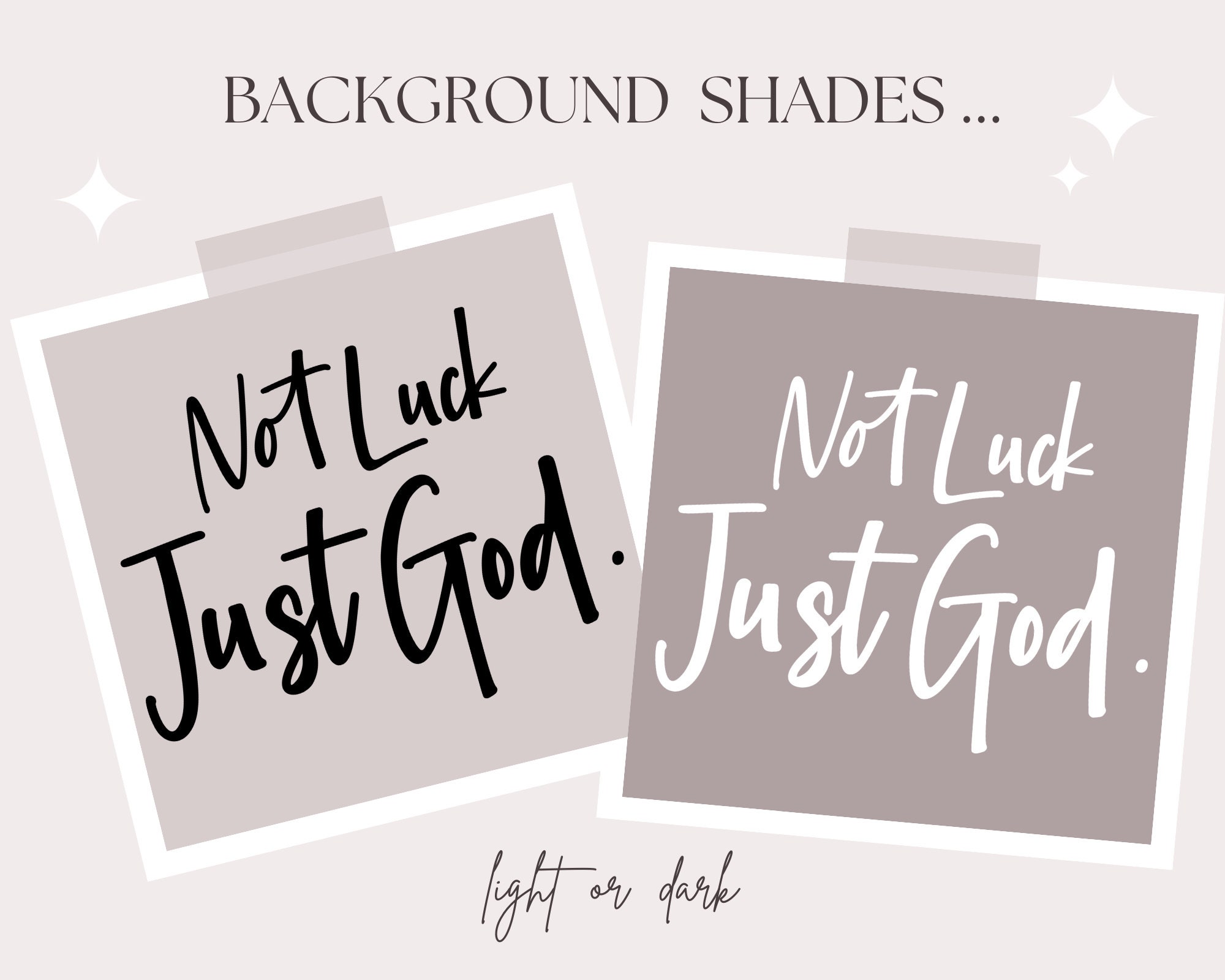 Not Luck Just God SVG PNG Christ Svg Silhouette Commercial Use Svg God ...
