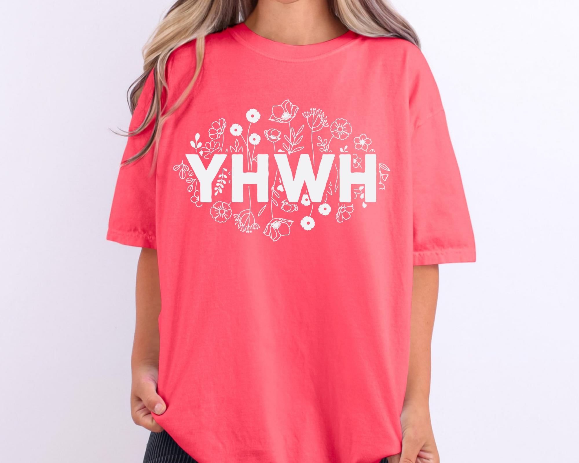 YHWH Flowers SVG, Christian T-shirt Design (digital Download) - Etsy