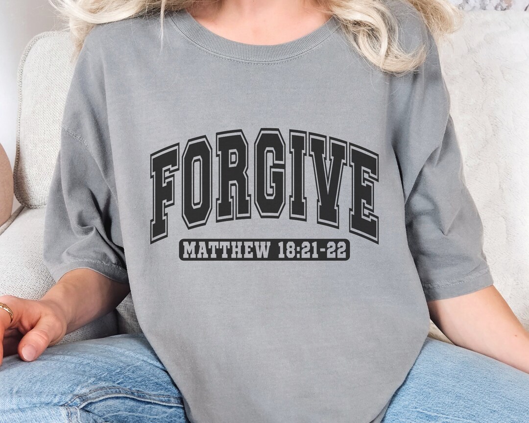 Forgive Sport SVG, Christian Faith T-shirt Design (digital Download) - Etsy