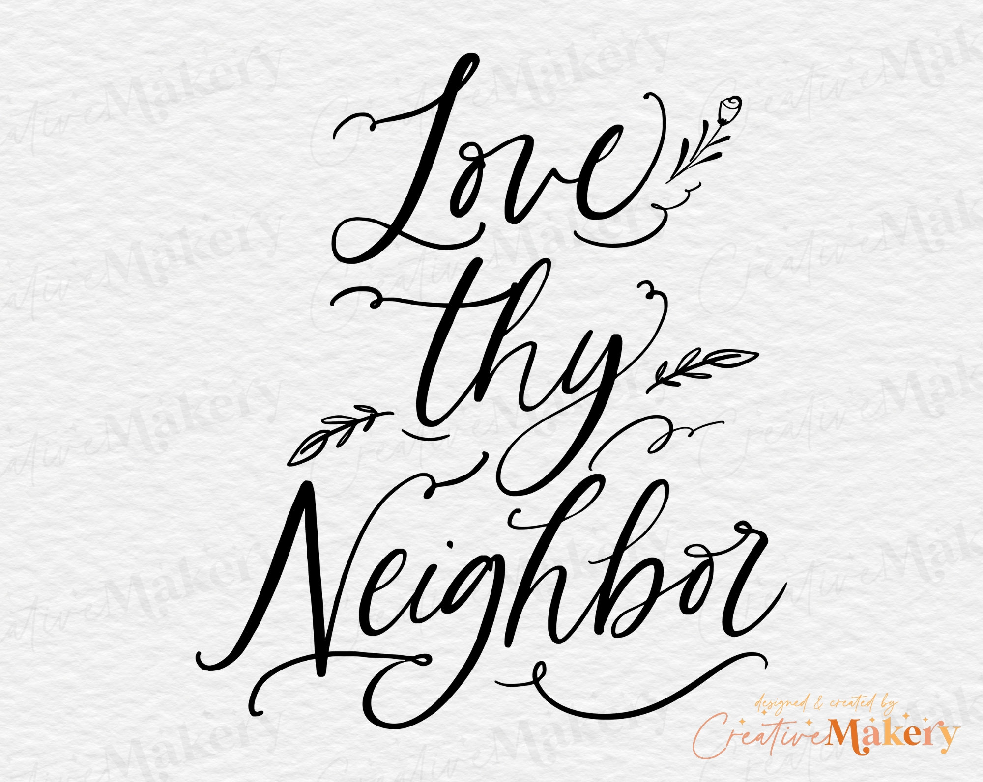 Love Thy Neighbor SVG Coffee Mug Svg Christian Tshirt Svg - Etsy