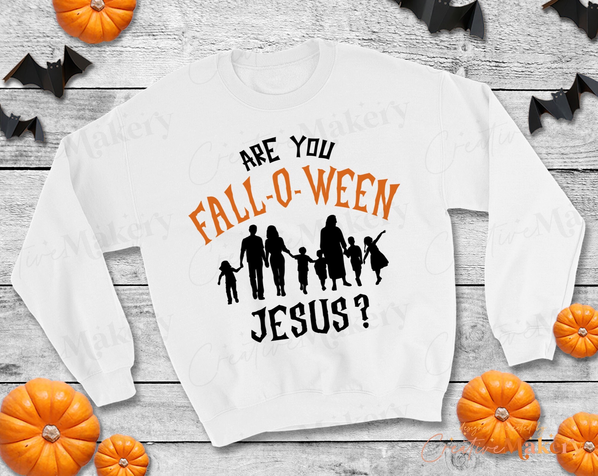 Are You Fall-o-ween Jesus SVG Christian Halloween SVG - Etsy
