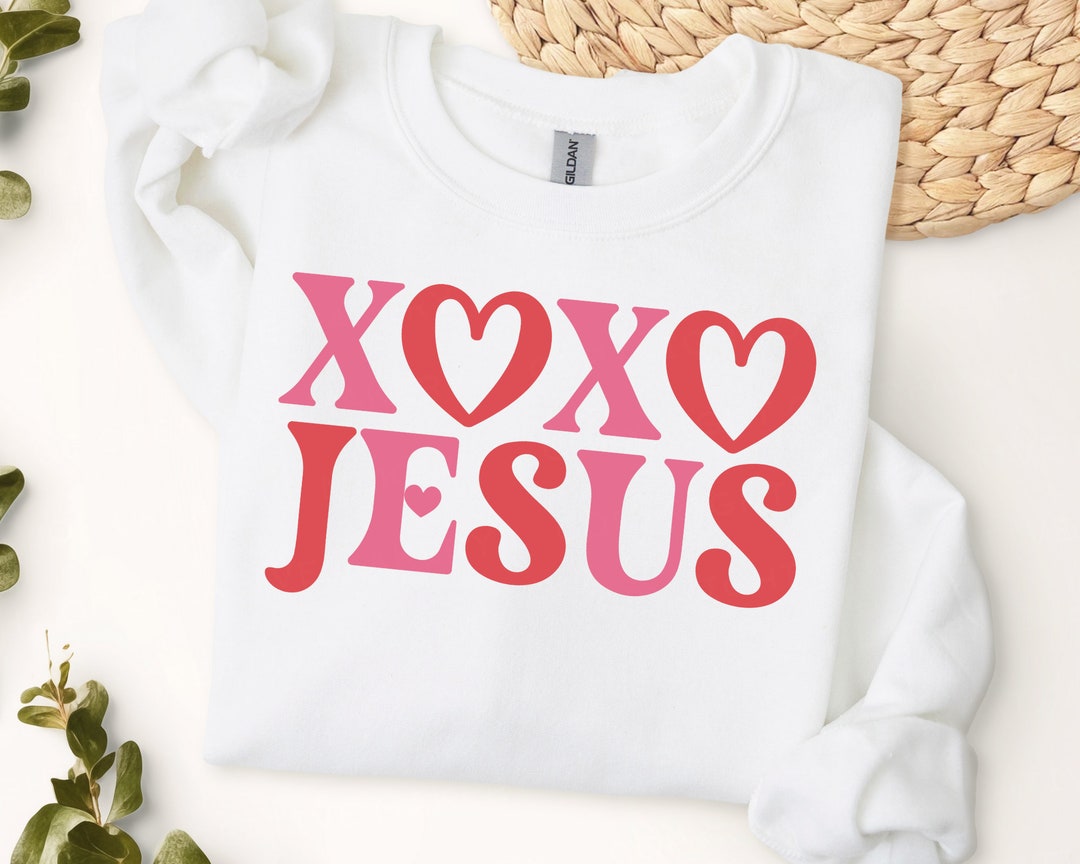 XOXO Jesus SVG | Tshirt SVG, Valentine's Day Svg, Jesus Valentine Svg ...