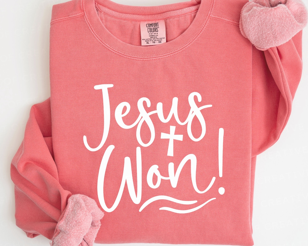 Jesus Won SVG, Easter SVG, Jesus Svg, Faith Svg, Christian Svg, Tshirt ...