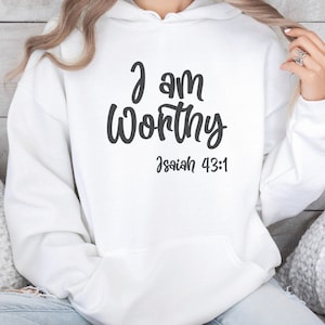 I Am Worthy SVG | Christian Faith Design (digital Download) - Etsy