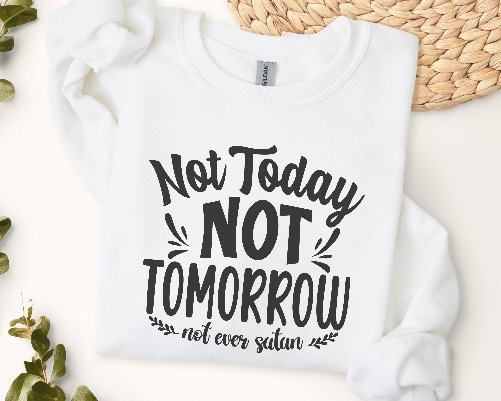Not Today Satan SVG, Jesus Svg, Faith Svg, Christian Svg, Tshirt Svg ...