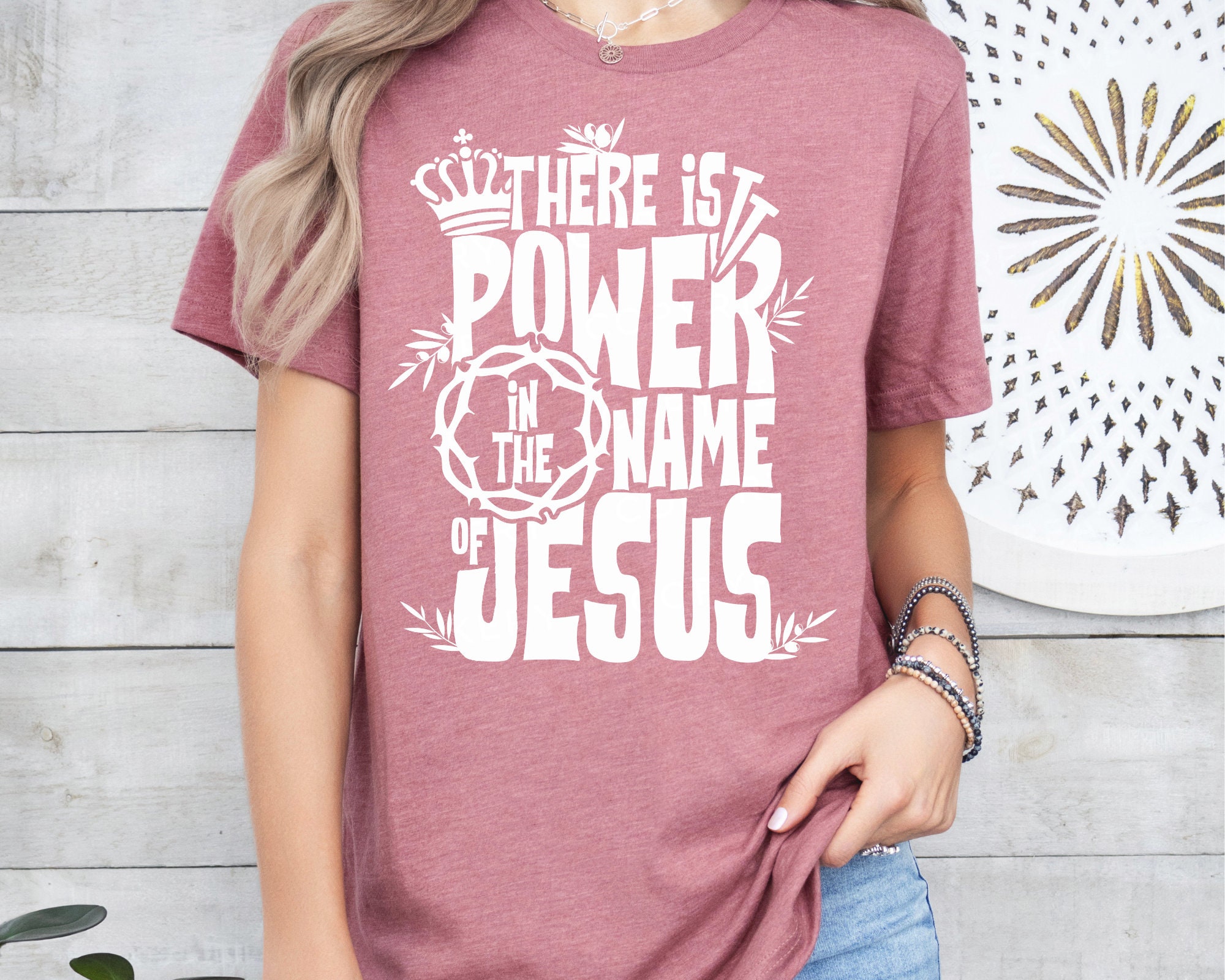 Power in Jesus Name SVG, Christian Faith, Inspirational Cricut (digital ...