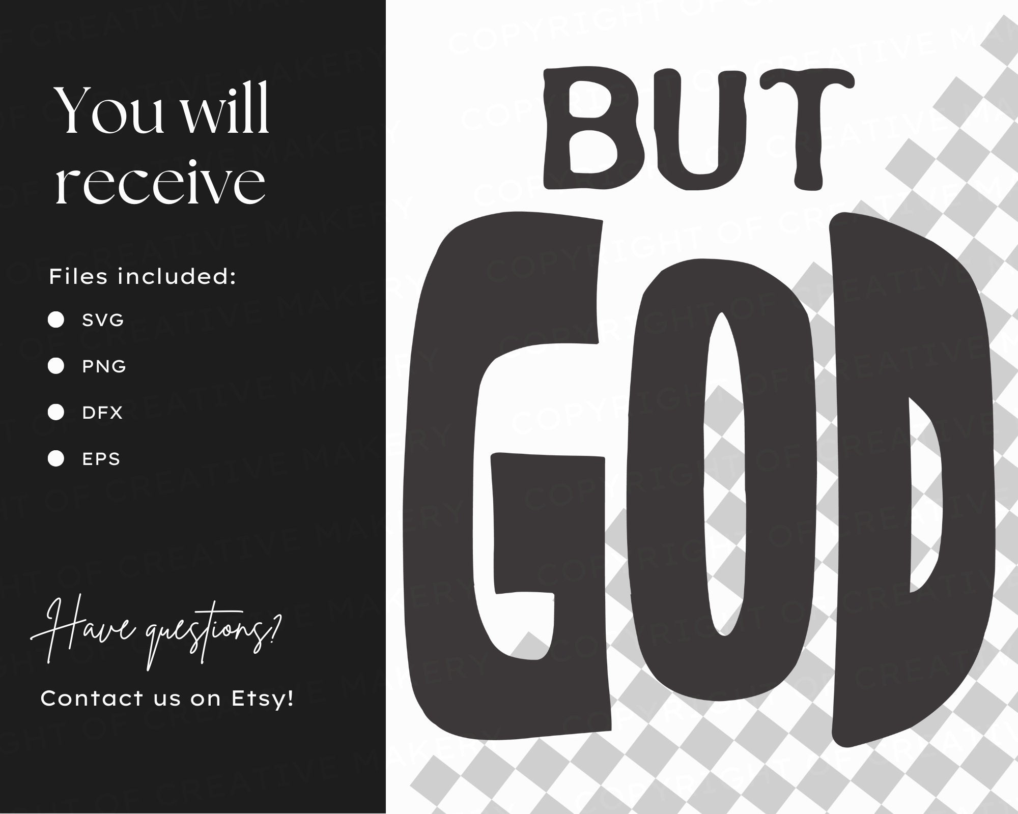 But God SVG, Christian Faith Bible Verse Svg (digital Download) - Etsy